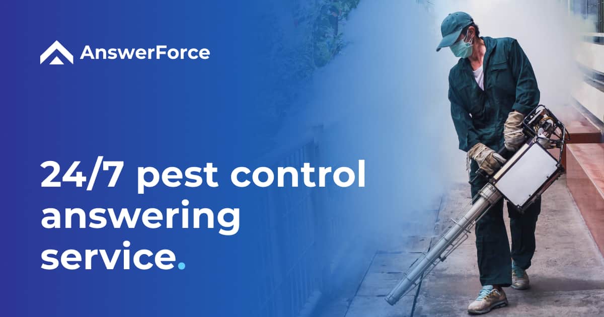 Efficient 24/7 pest control answering service | AnswerForce