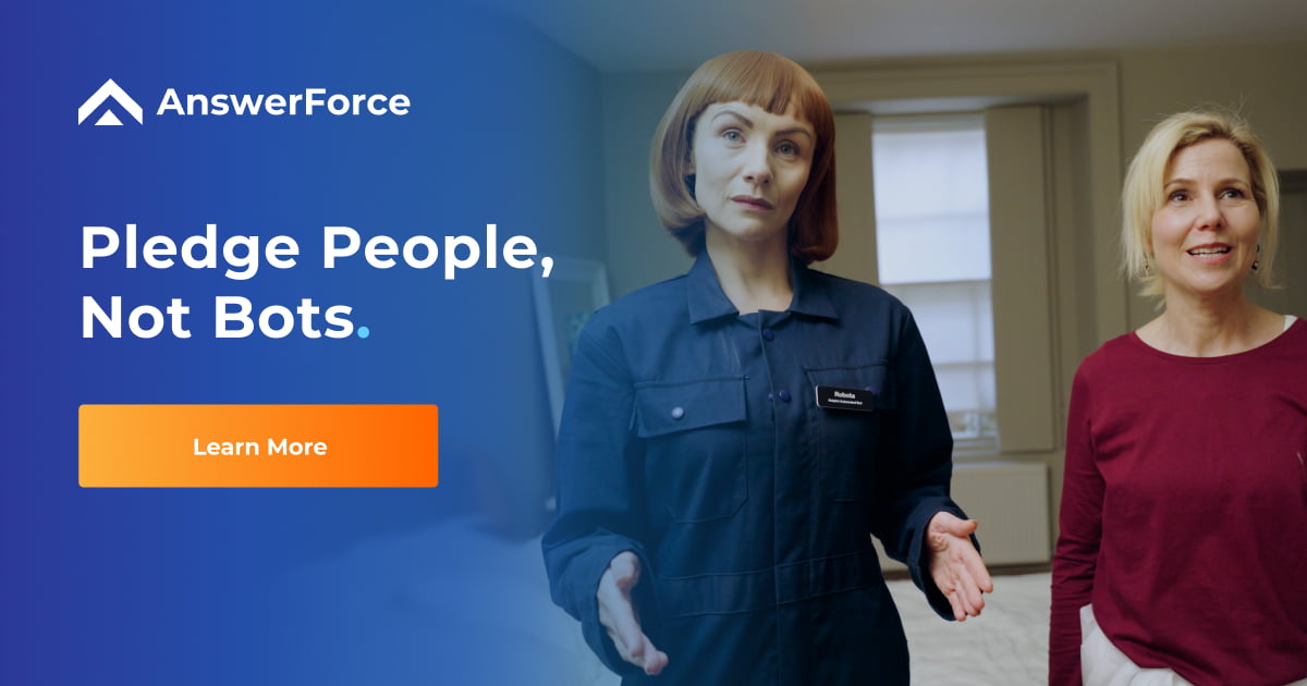 Pledge People, Not Bots | AnswerForce