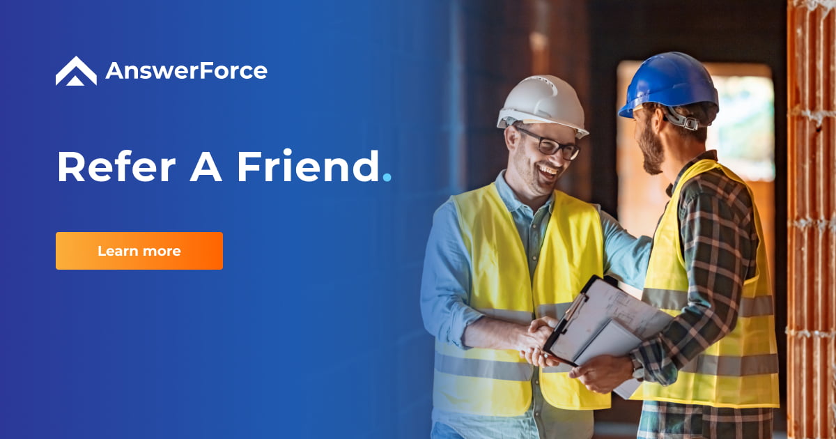 Refer a Friend and Earn | AnswerForce
